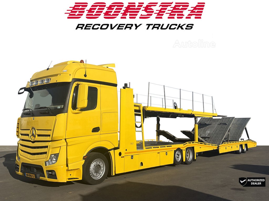 Mercedes-Benz Actros 2445 Tijhof TA12000 7 Car Winch autotransporter