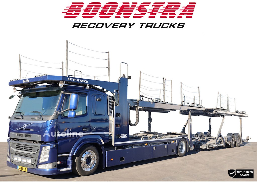 Volvo FM 460 Groenewold Classic + X152 3x 2018!! Clima Standairco Winc autotransporter