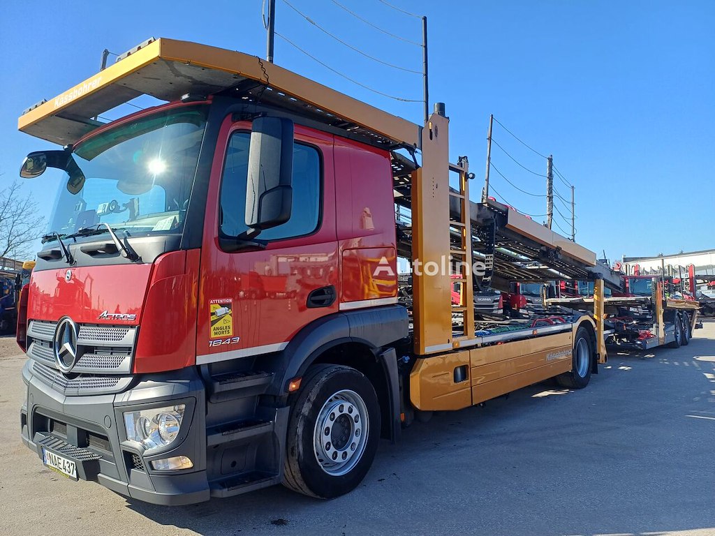 Mercedes-Benz Actros + Kassbohrer 2008 autotransporter + prikolica autotransportera