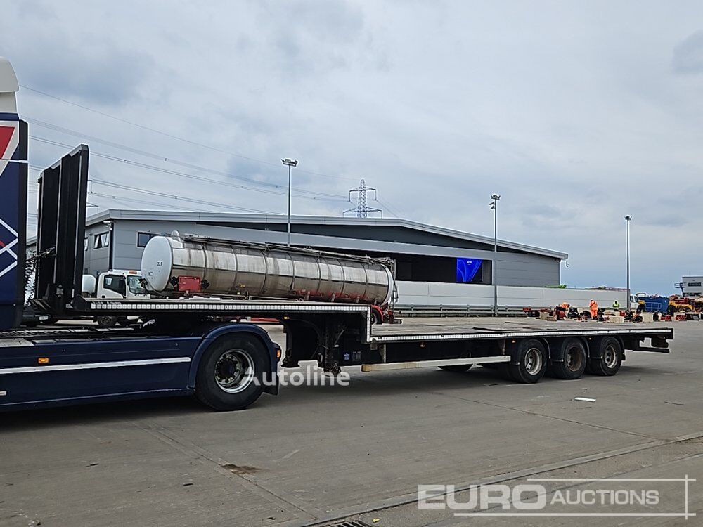 Prodaje se Cartwright 2017 Cartwright Tri Axle Step Frame Flat Bed Trailer kamion platforme na aukciji