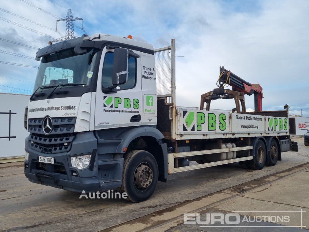 Prodaje se Mercedes-Benz Arocs kamion platforme na aukciji