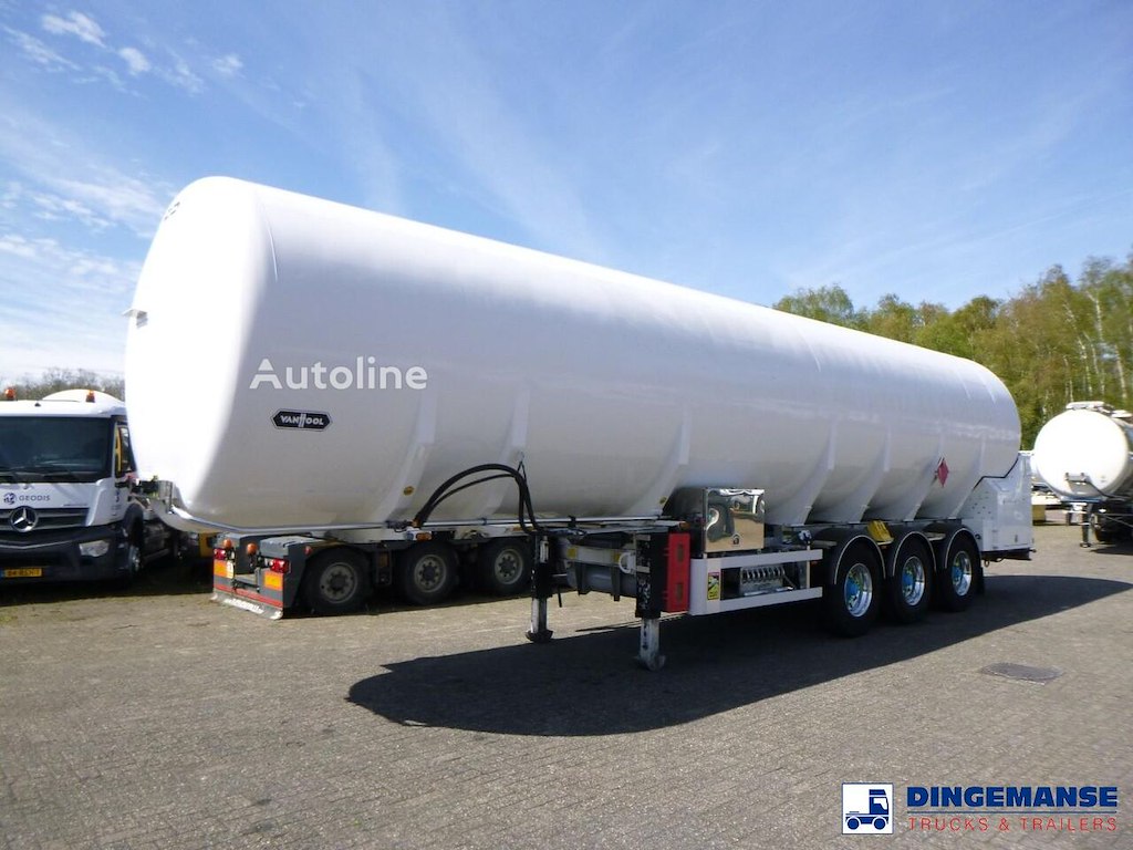 Van Hool Cryogenic tank inox 52,435 m3 / 1 comp / R10.4BN (methane/argon/ cisterna za prevoz hemikalija