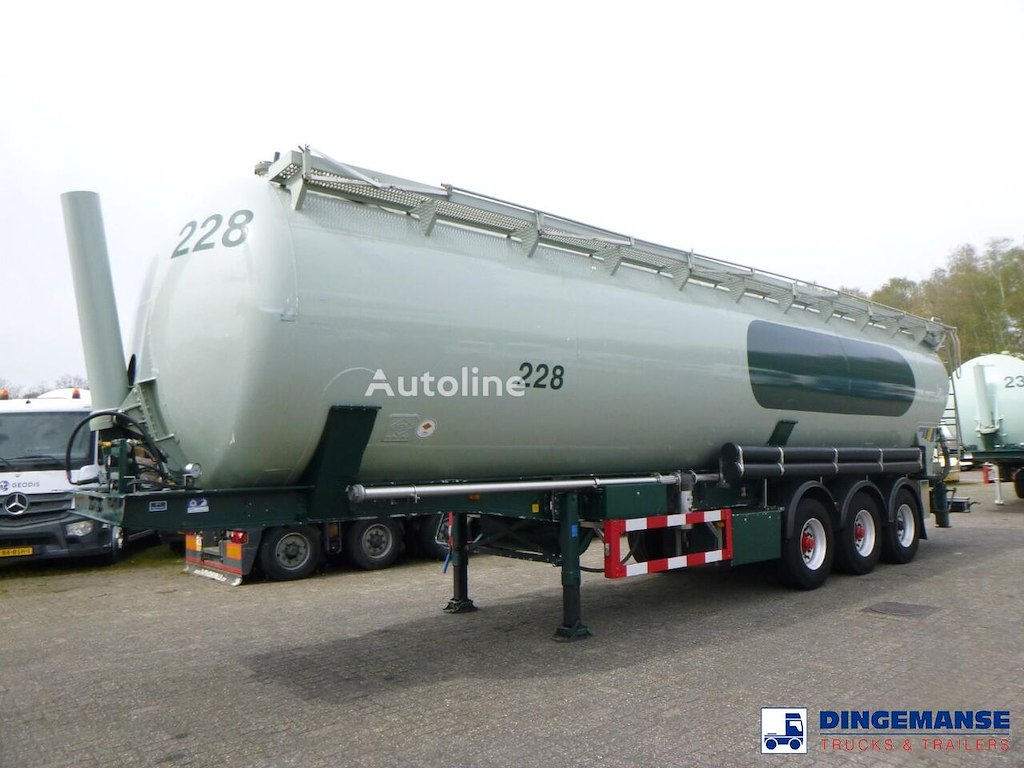 Feldbinder Powder tank alu 60 m3 (tipping) cisterna silos