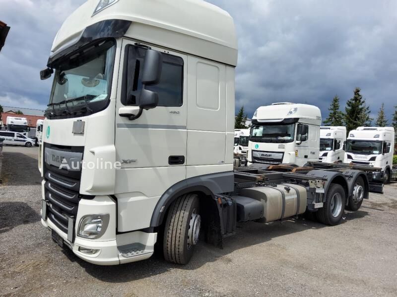 DAF XF 480 FAN vozilo za prevoz kontejnera