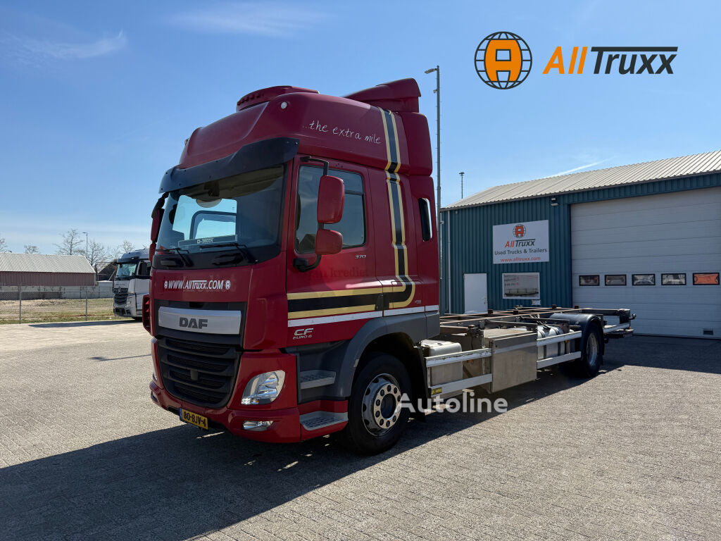 DAF CF 370 Euro 6 BDF Airco APK 08-2026 NL truck vozilo za prevoz kontejnera