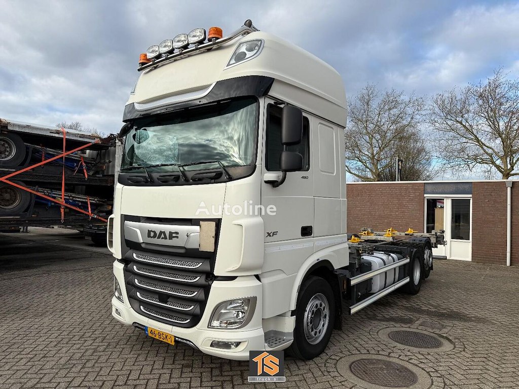 DAF XF 480 FAR BDF/WECHSELFAHRGESTELL - NL TOP TRUCK vozilo za prevoz kontejnera