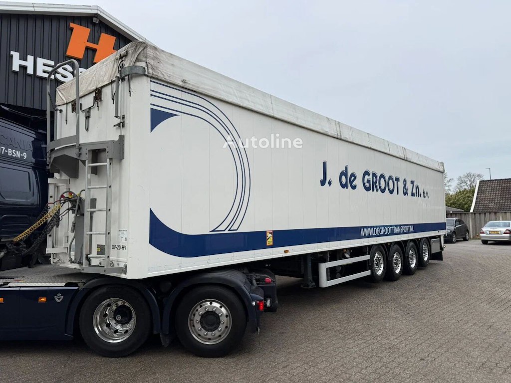 Knapen Trailers K200 90m3 4AS Liftas 2x Stuuras Alcoa 10MM Cargo Floor poluprikolica sa pokretnim podom