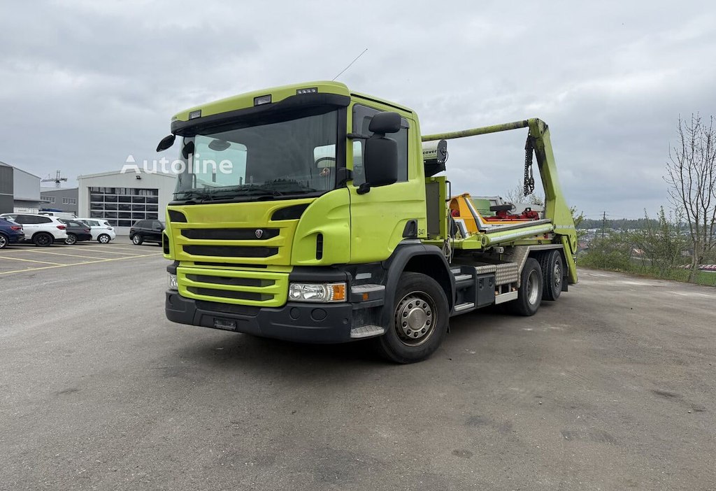 Scania 589 P 410 kamion autopodizač kontejnera