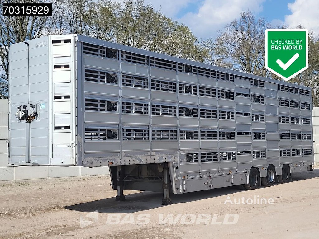 Pezzaioli 3 axles 5 Deck Animal livestock poluprikolica za prevoz stoke