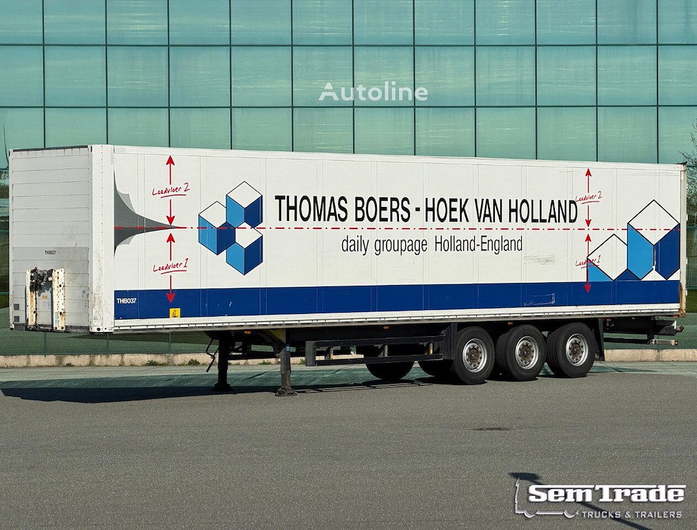 Schmitz Cargobull SKO 24/L-13.62 FP 25-Express SKO24 Double Stock Galvanized Chass izotermna poluprikolica