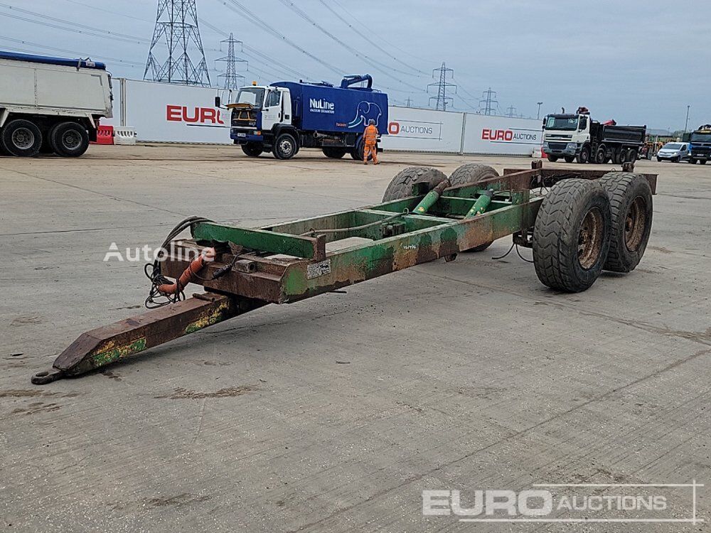 Prodaje se Chassis Hydraulic Tippng Trailer prikolicu kiper na aukciji