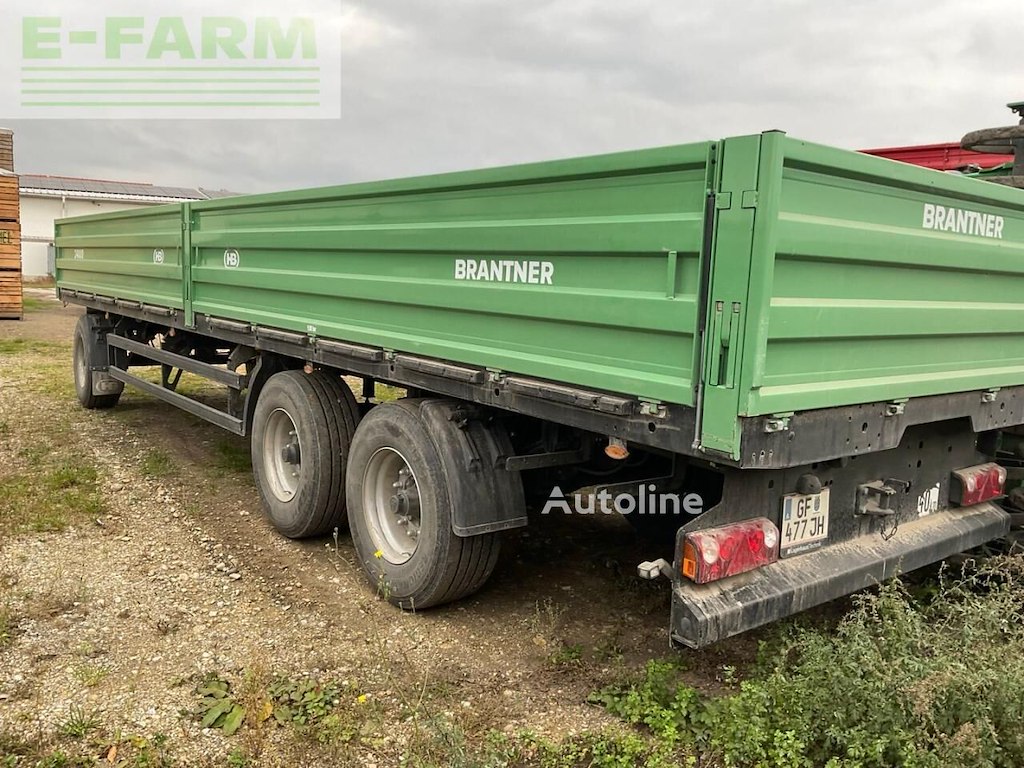 Brantner Brantner DPW 24000 Plattformwagen prikolica sa ravnom platformom