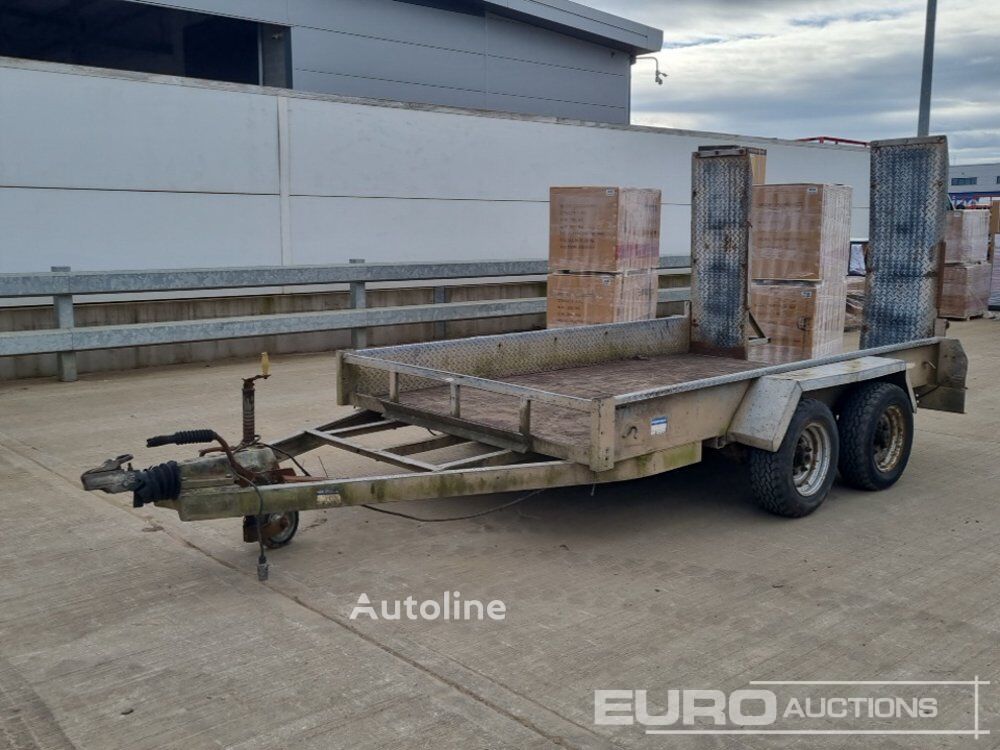 Prodaje se Indespension Twin Axle Plant Trailer, Ramps prikolicu za građevinske strojeve na aukciji