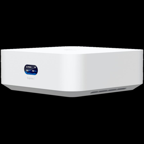 Ubiquiti UniFi Express 7 UX7 Mesh-scalable, super-compact 10G Cloud Gateway with integrated WiFi 7, 10 GbE RJ45 WAN port, 2.5 GbE RJ45 LAN port to extend network, up to 30+ UniFi devices and 300+ ...