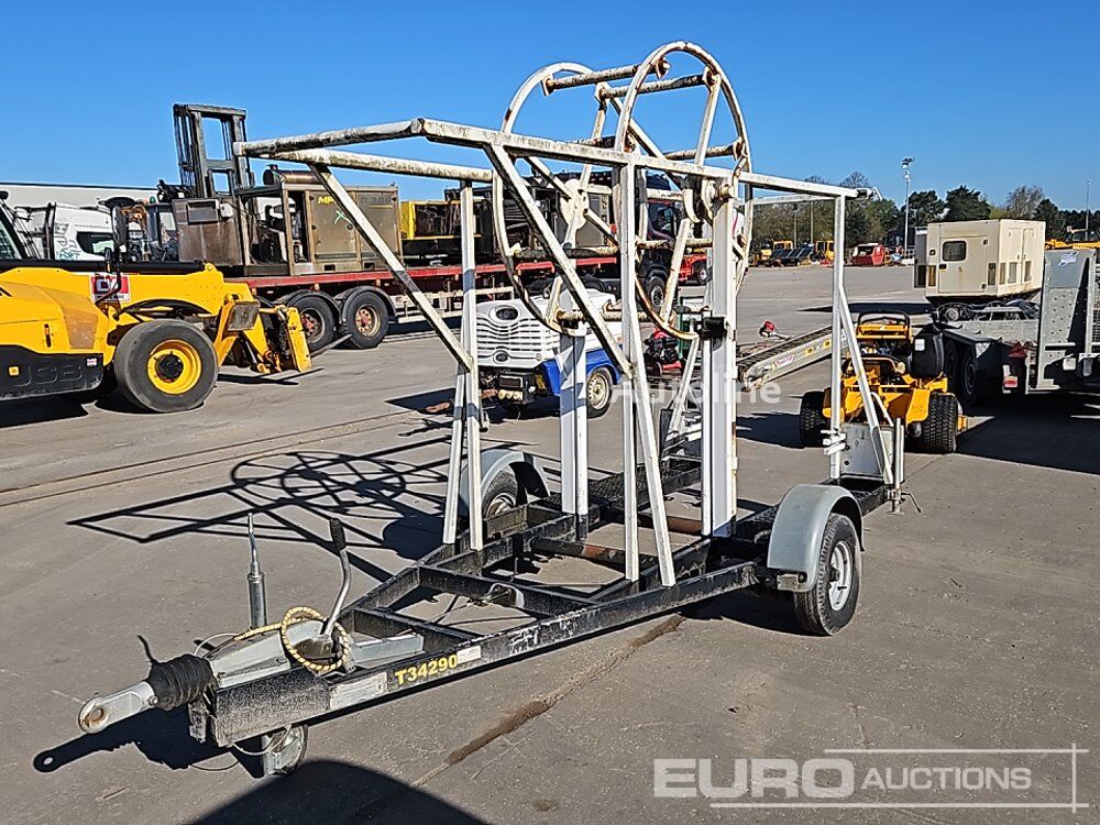 Prodaje se Steve Vick Single Axle Draw Bar Cable Reel Trailer prikolicu za kablove na aukciji