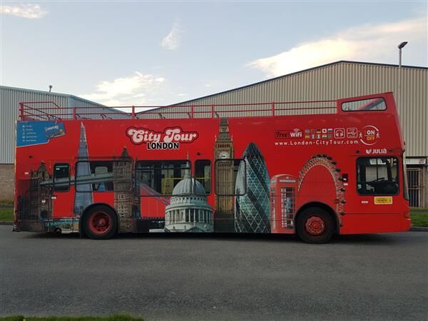 Volvo autobus za razgledavanje grada