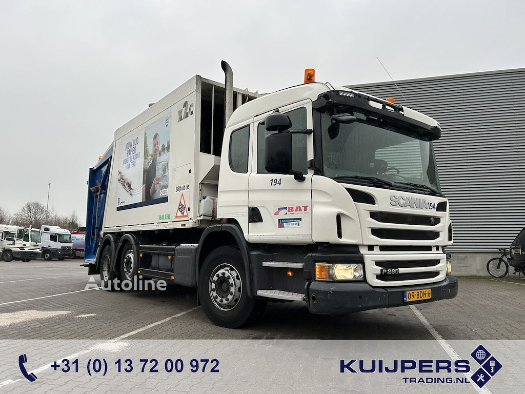 Scania P 280 / Haller X2C MEKAV 20 m3 kamion za smeće