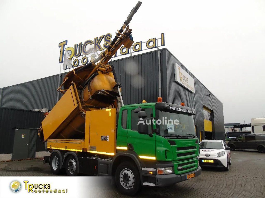 Scania P360 360 + COMBI VACUUM WIEDEMANN + 6X4 autofekalac