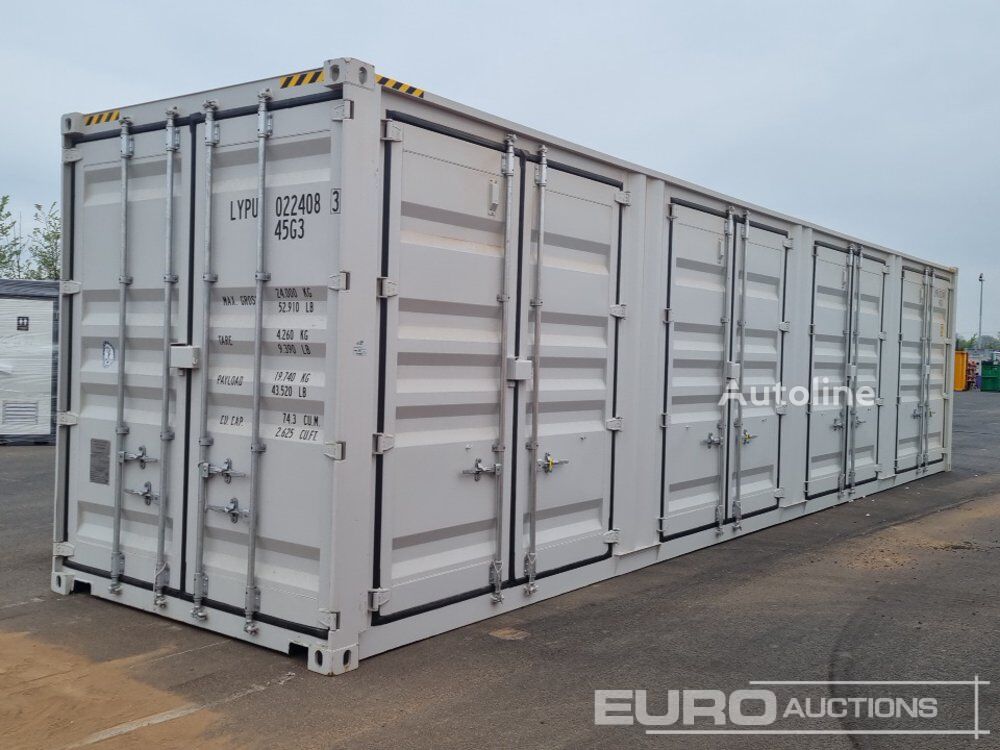 Prodaje se 40' x 8' Container, 4 Side Doors, 1 End Door (Cannot Be Reconsig kontejner 40 stopa na aukciji