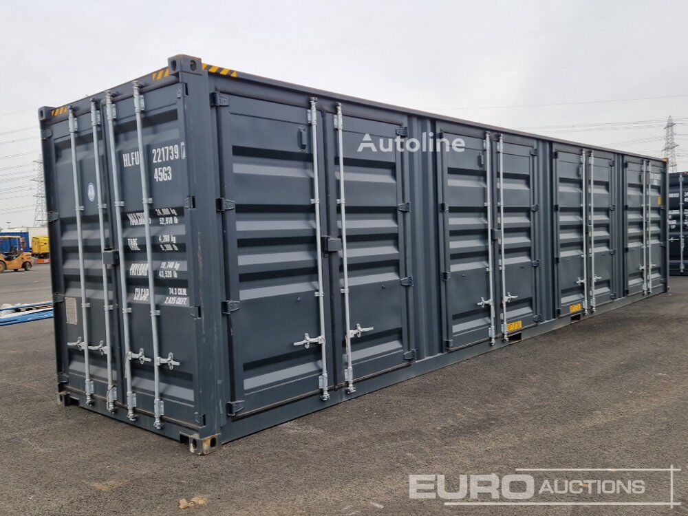 Prodaje se 40' x 8' Container, 4 Side Doors, 1 End Door (Cannot Be Reconsig kontejner 40 stopa na aukciji