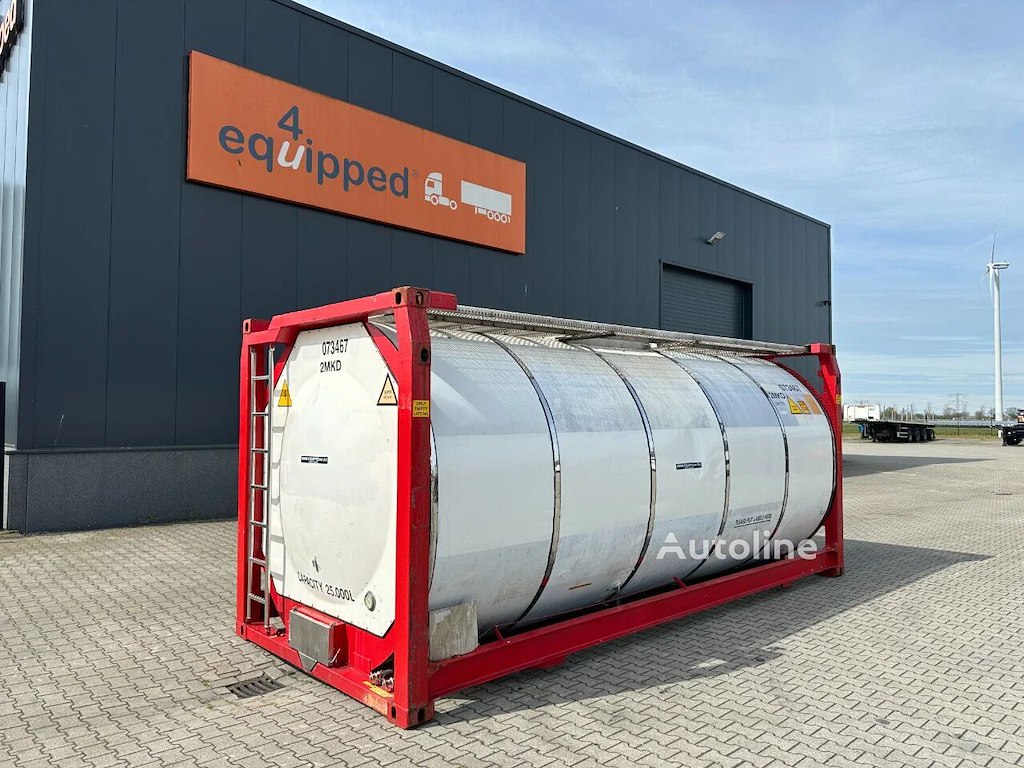 Welfit Oddy 20FT ISO Tankcontainer / 25.050L / UN-Portable T11 / 5Y-test 09- rezervoar-kontejner 20 stopa