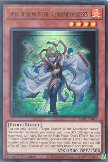 Loptr, Shadow of the Generaider Bosses - RA05-EN016-UR - (V.2 - Ultra Rare) 1st Edition