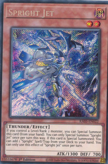 Spright Jet - RA05-EN022-SCR - (V.3 - Secret Rare) 1st Edition