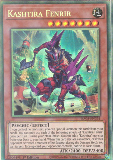 Kashtira Fenrir - RA05-EN024-CR - (V.5 - Collector's Rare) 1st Edition