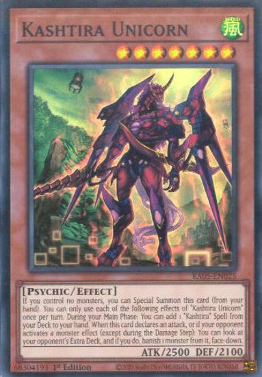 Kashtira Unicorn - RA05-EN025-SR - (V.1 - Super Rare) 1st Edition