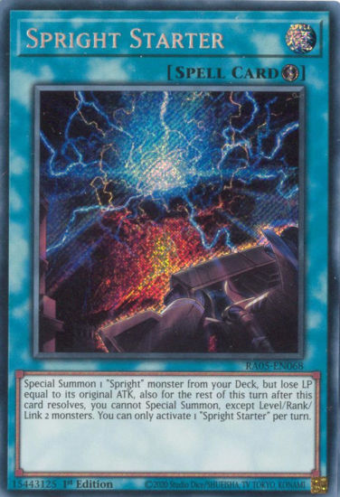 Spright Starter - RA05-EN068-SCR - (V.3 - Secret Rare) 1st Edition
