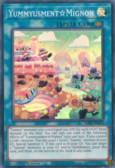 Yummyusment☆Mignon - RA05-EN073-SR - (V.1 - Super Rare) 1st Edition