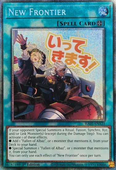 New Frontier - RA05-EN121-STR - (V.7 - Starlight Rare) 1st Edition