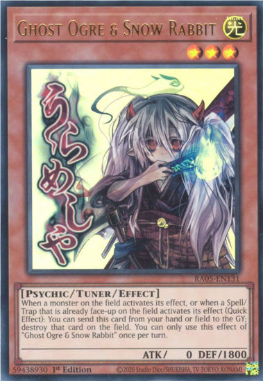 Ghost Ogre & Snow Rabbit - RA05-EN131-UR - (V.2 - Ultra Rare) 1st Edition
