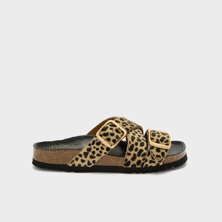 Scholl ženske papuče Selene leopard