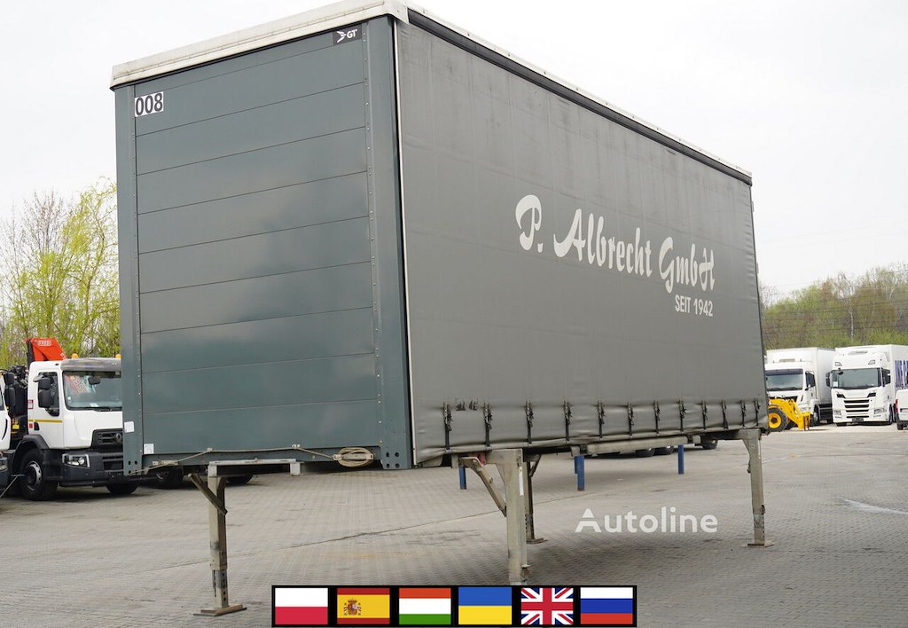 Gniotpol curtainsider / BDF / 19 EPAL karoserija s ceradom