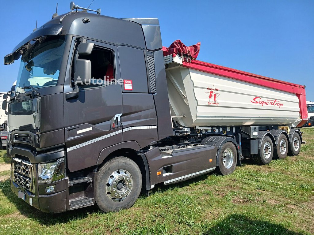 Renault T HIGH 520 tegljač + poluprikolica kipera