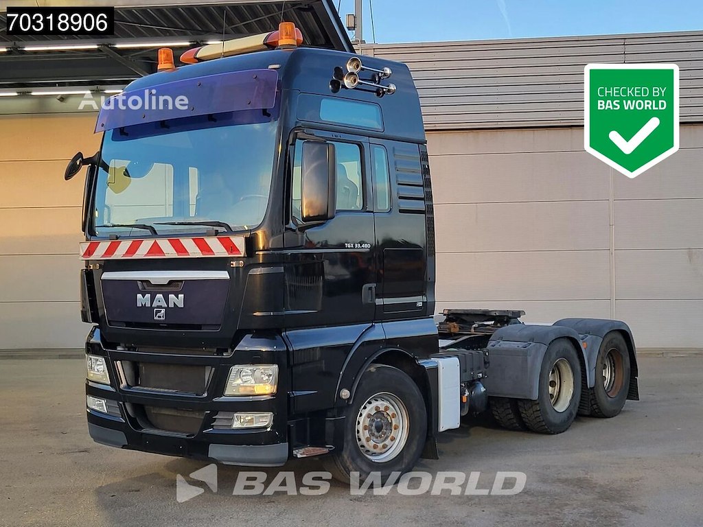 MAN TGX 33.480 6X4 Manual! Euro4 XXL Retarder Hydraulic tegljač