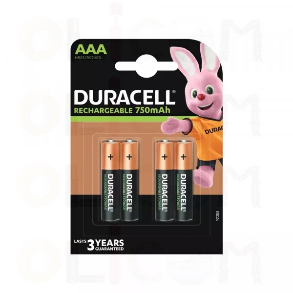 Baterija punjiva R3 750 mah Duracell 1/4