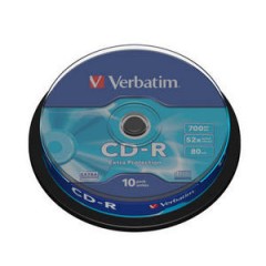 CD-R 700/80 52x Verbatim Extra protection Wrap 10/1