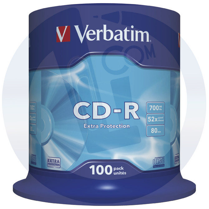 CD-R Verbatim 700MB 1/100