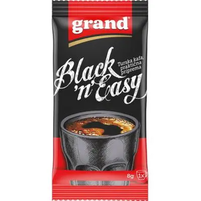 Kafa GRAND Black&Easy bez šećera 8g