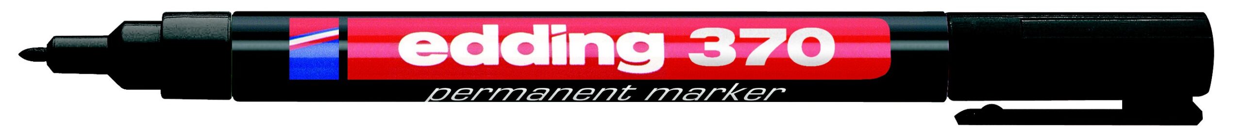 Marker permanent 370 tanji zaobljeni crna 1mm Edding