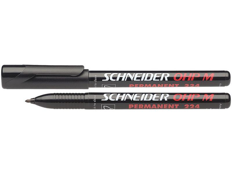 Marker za CD Schneider OHP 224M crni