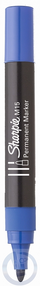 Permanentni marker Sharpie M15 plavi obli vrh