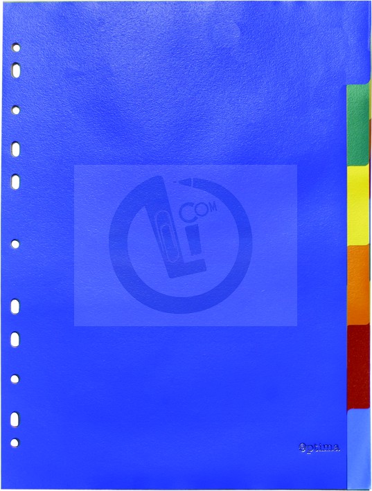 Pregradni karton A4 1-6 PVC