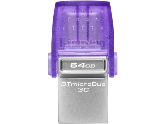 Kingston USB fleš DataTraveler MicroDuo 3C 64GB USB 3.2