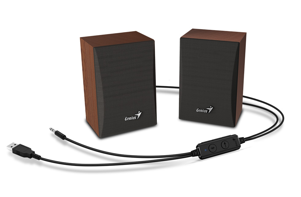 Zvučnici Genius SP-HF380BT, Wood