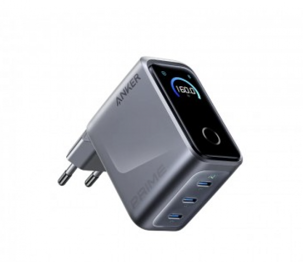 ANKER Prime 160W GaN zidni brzi punjač, 3-porta (3x USB-C) srebrni