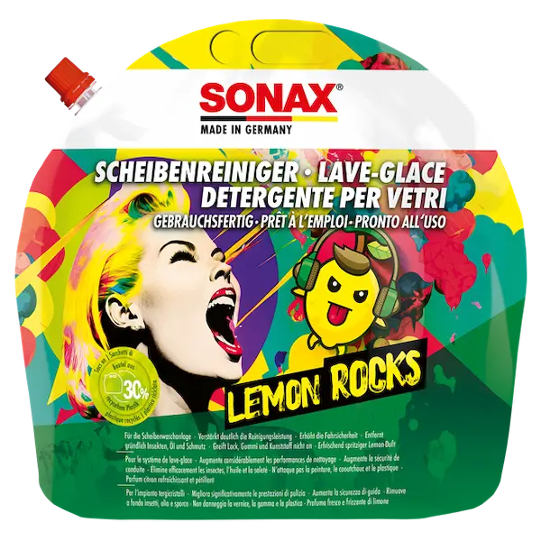 Sonax Lemon Rocks tečnost za pranje vetrobrana u letnjem periodu 3Lit