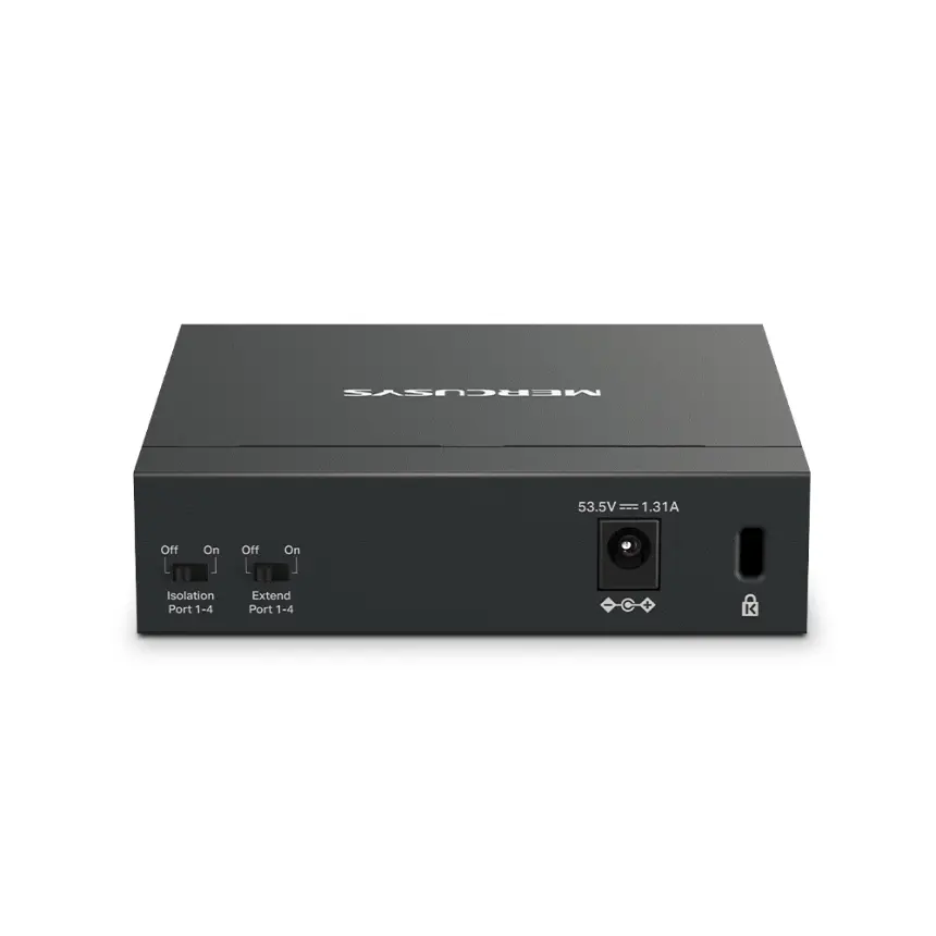 MERCUSYS MS105GP(UN) 5-Port Gigabit Desktop Switch with 4- Port PoE+